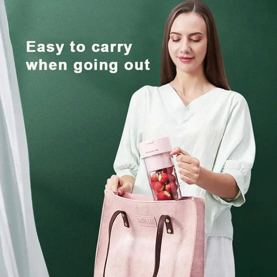 340ML Wireless Juicer Cup Portable Juice Blender Mini Ice Crusher Home – electrorignal