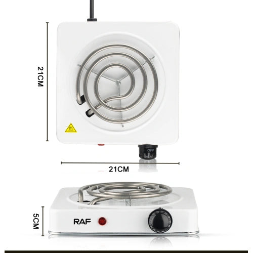 RAF R.8010B Electric Stove 1000 W cooking hot plate with temperature c ...